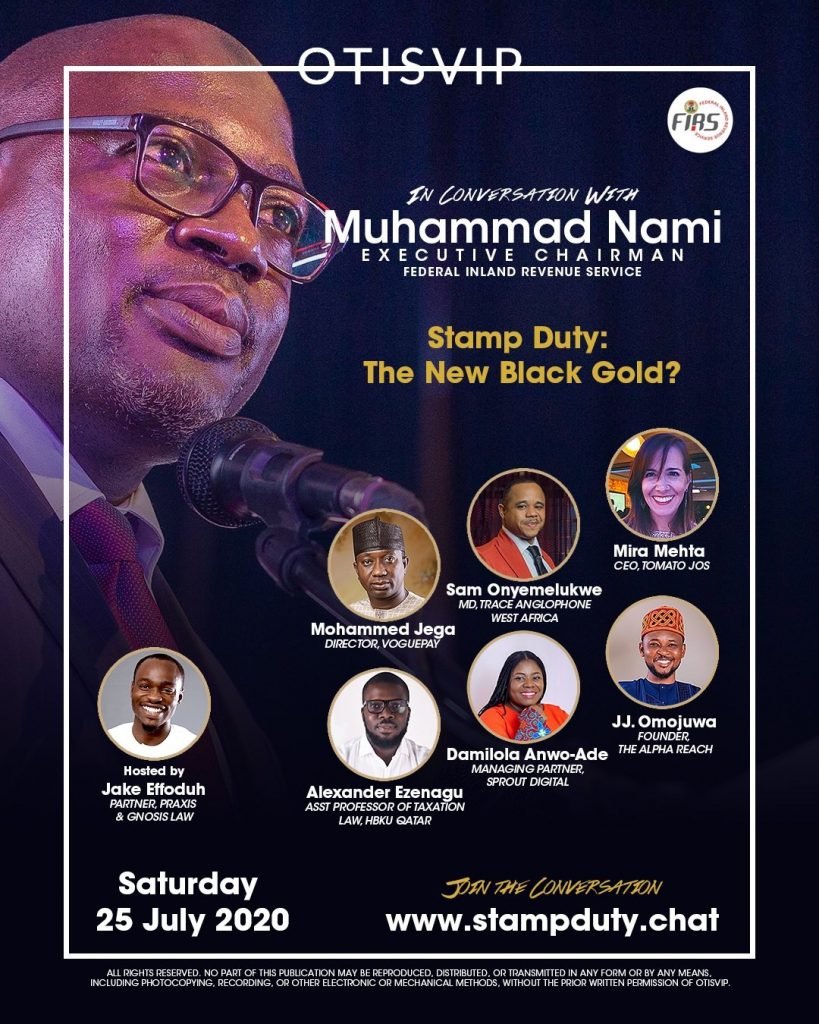 FIRS’ Muhammad Nami, To Deliver Keynote Address On Stamp Duty Webinar ...